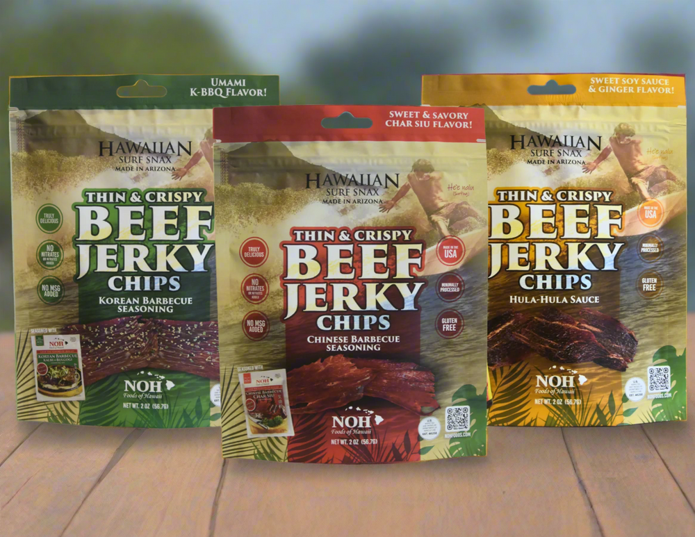 Thin & Crispy Beef Jerky Chips · NOH Foods of Hawaii