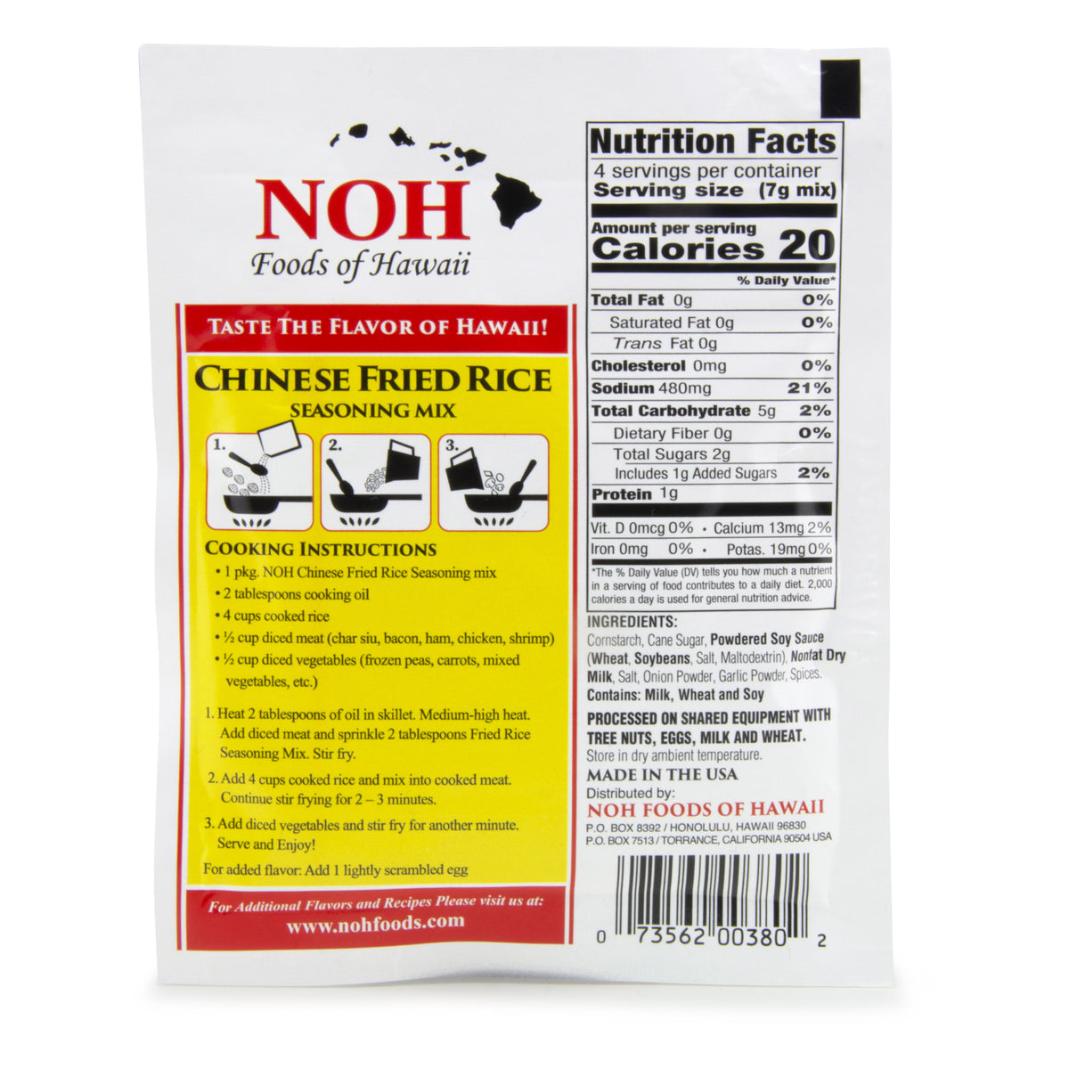 Chinese Fried Rice Seasoning Mix · NOH Foods of Hawaii