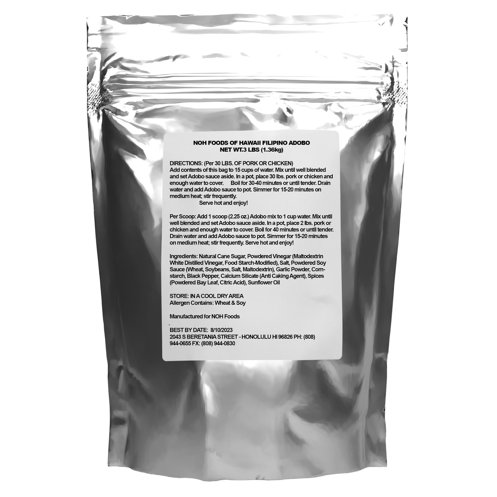 Filipino Adobo Seasoning Mix · NOH Foods of Hawaii