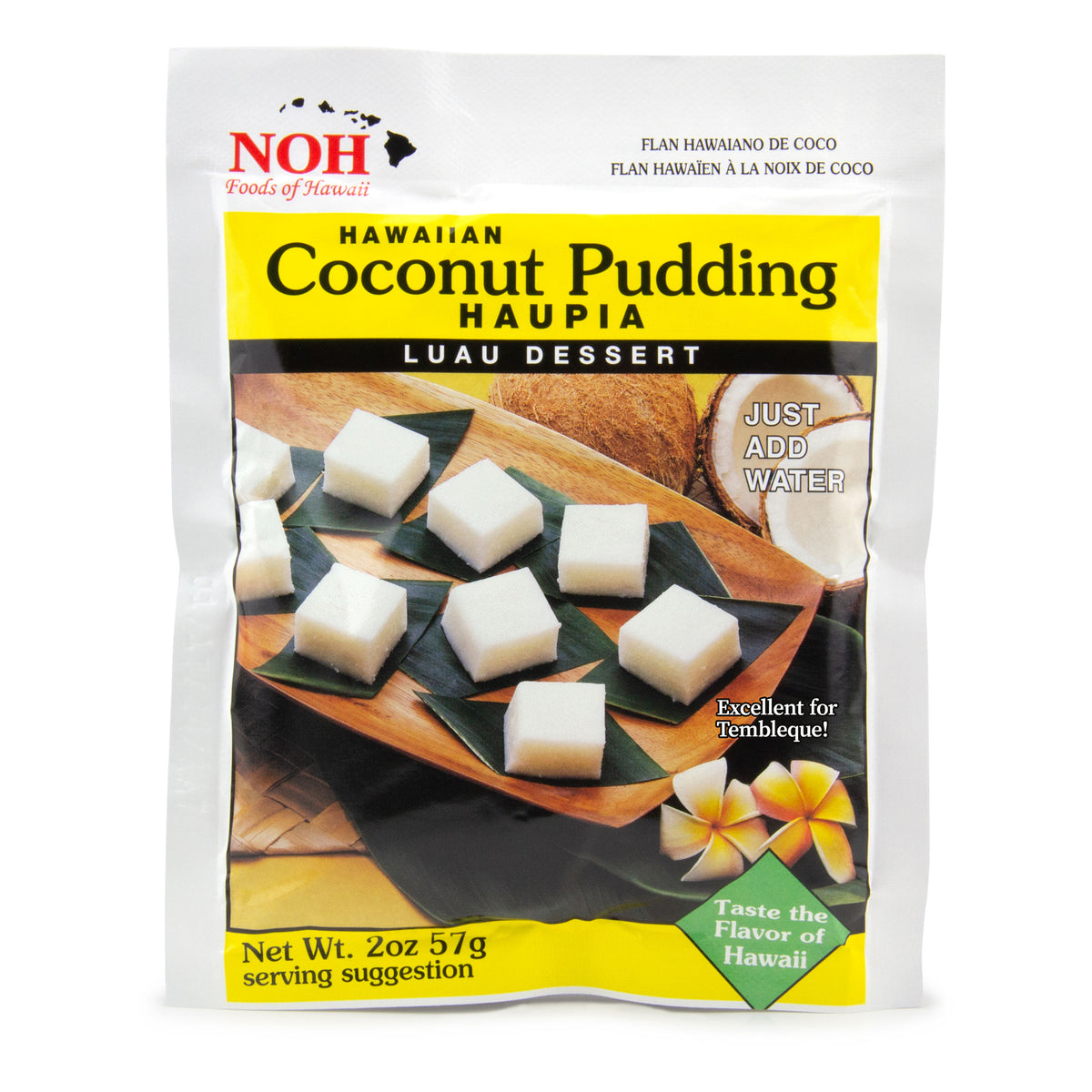 Hawaiian Coconut Pudding (Haupia) Mix · NOH Foods of Hawaii