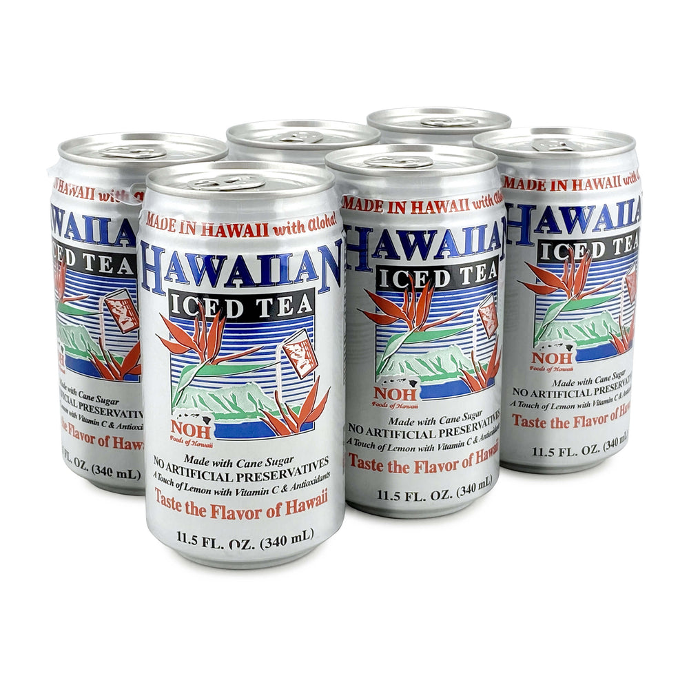 Hawaiian Iced Tea Can (6-Pack) · NOH Foods of Hawaii